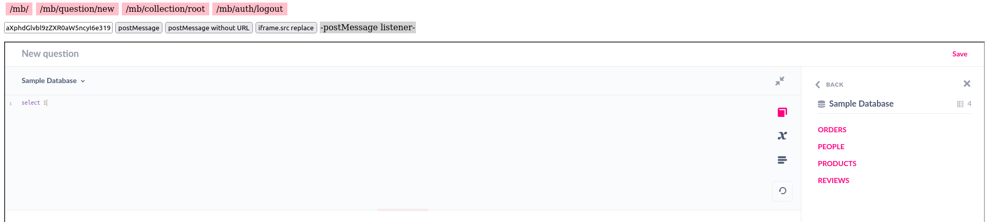 Data selector not working in FullApp embedding if going directly from location that hasn't ...