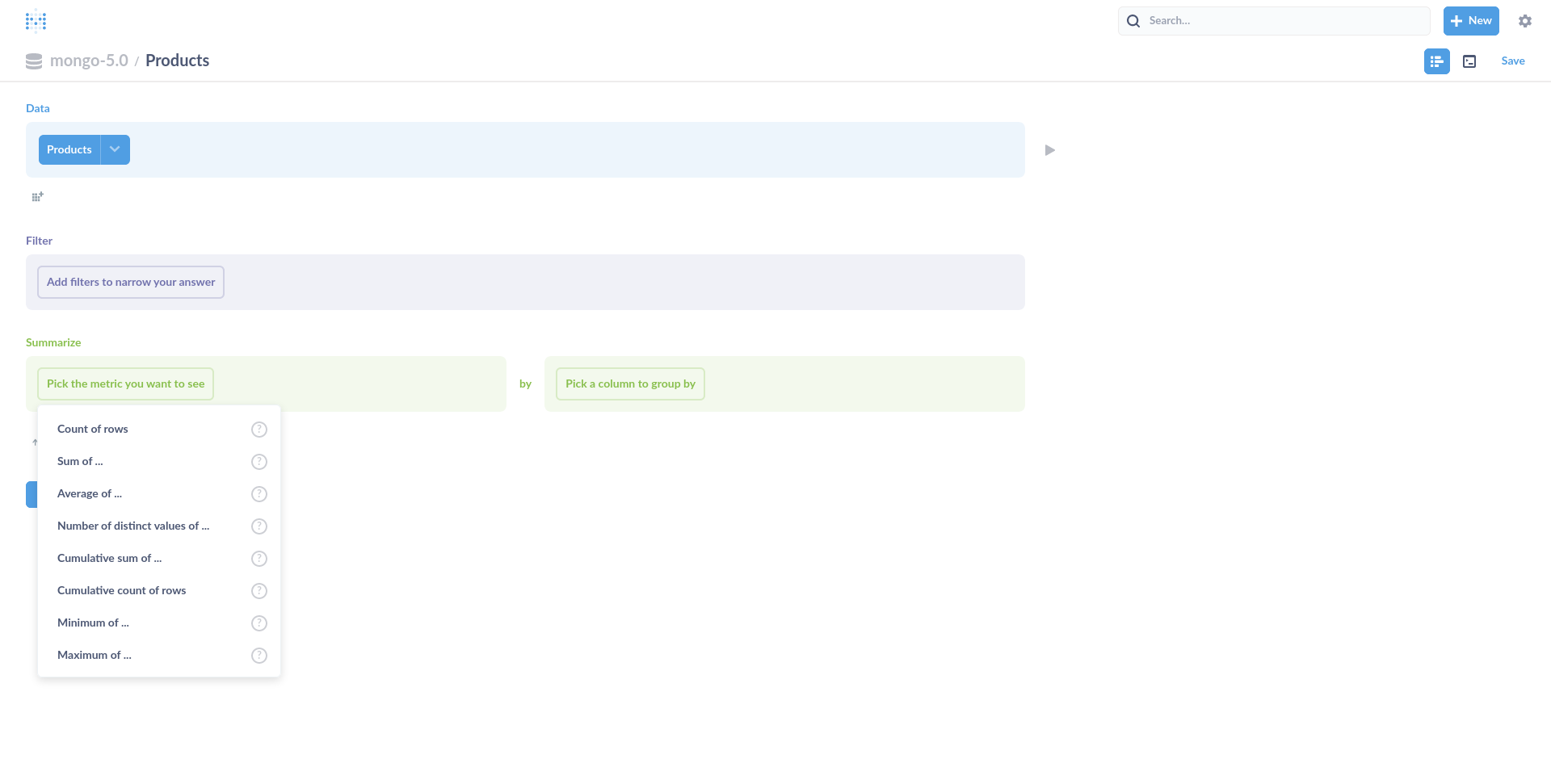 MongoDB support Custom Column and Custom Expression · Issue #7097 · metabase/metabase · GitHub