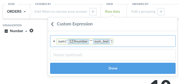 Custom Expression Not Working Properly Depending On Column Name · Issue 7373 · Metabase