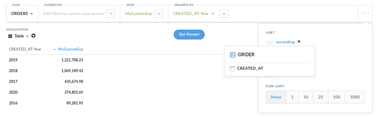 Not possible to sort by Custom Expression fields · Issue #6239 · metabase/metabase · GitHub