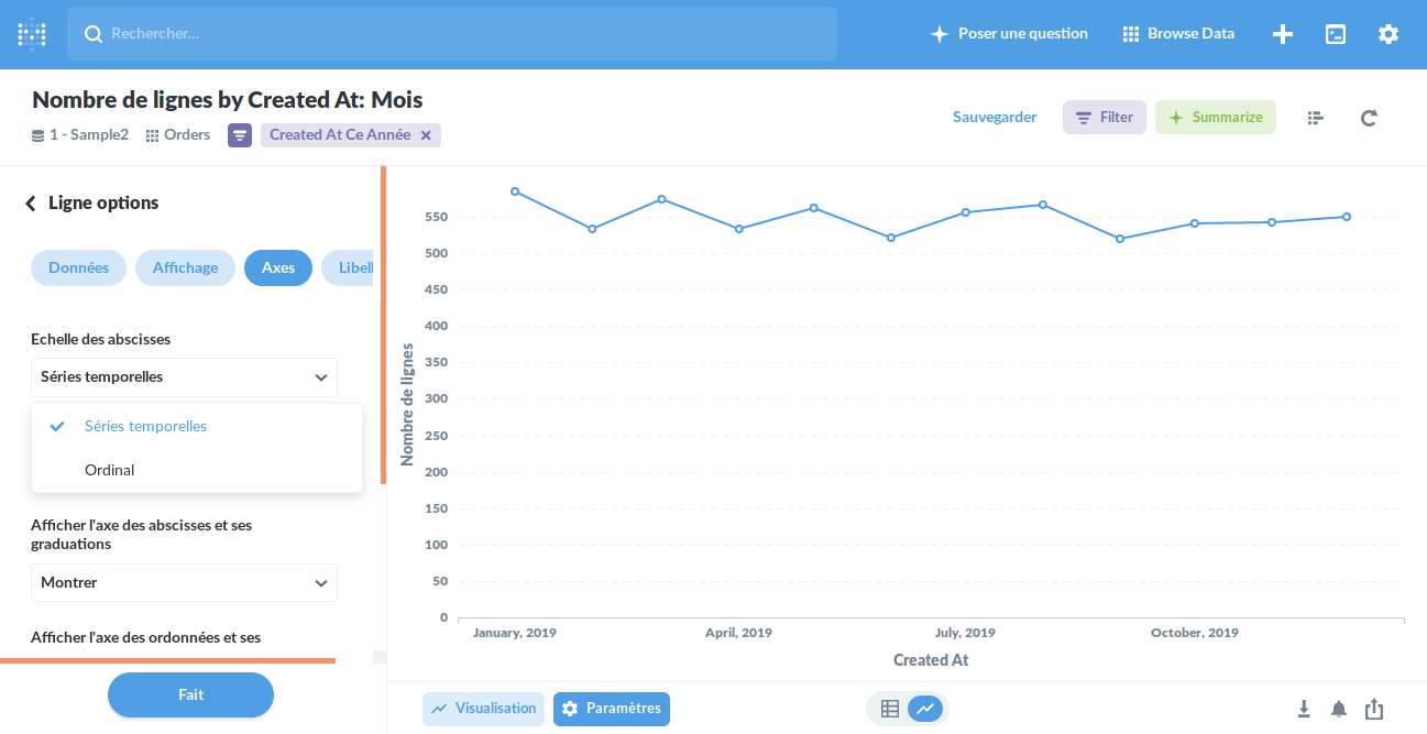 Timeseries tick labels are always in English even when interface is another langage · Issue ...