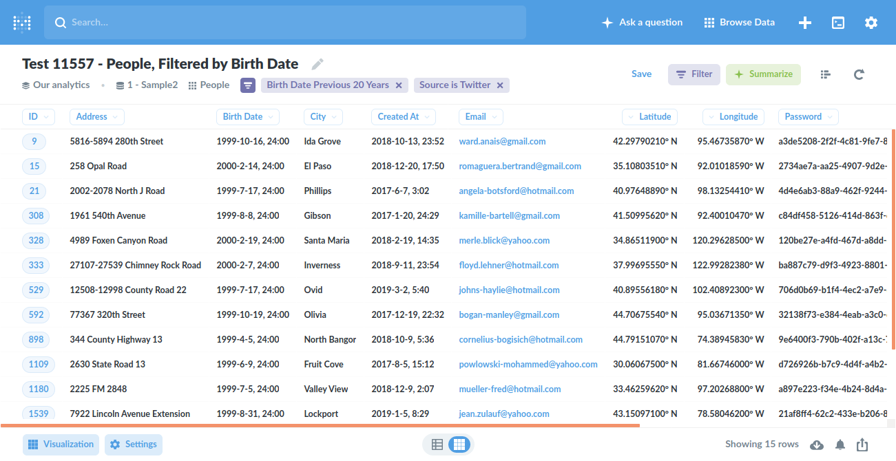 Filters are sometimes not applied when downloading data · Issue #11557 · metabase/metabase · GitHub