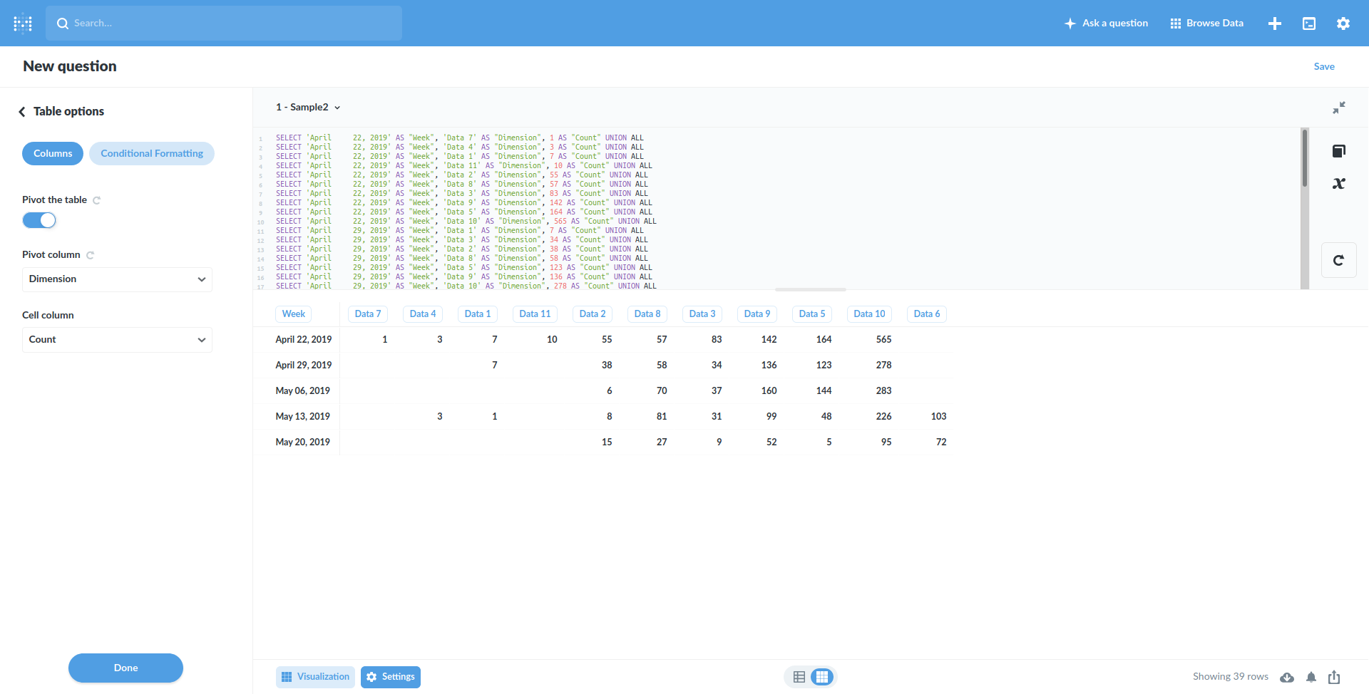 Pivot Table Fails to Render · Issue #10025 · metabase/metabase · GitHub
