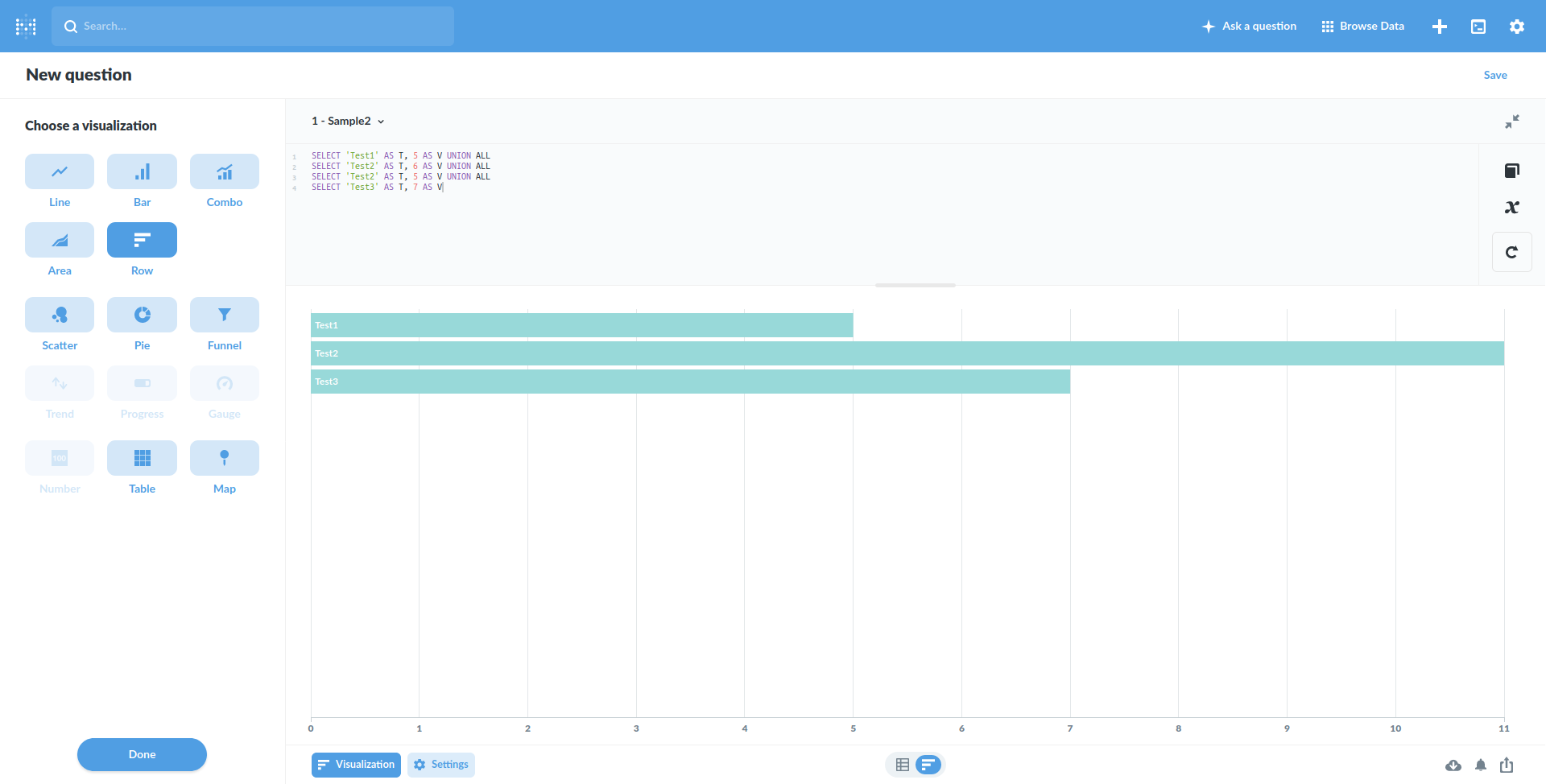 Row chart not warning about unaggregated field will be summed · Issue #12655 · metabase/metabase ...