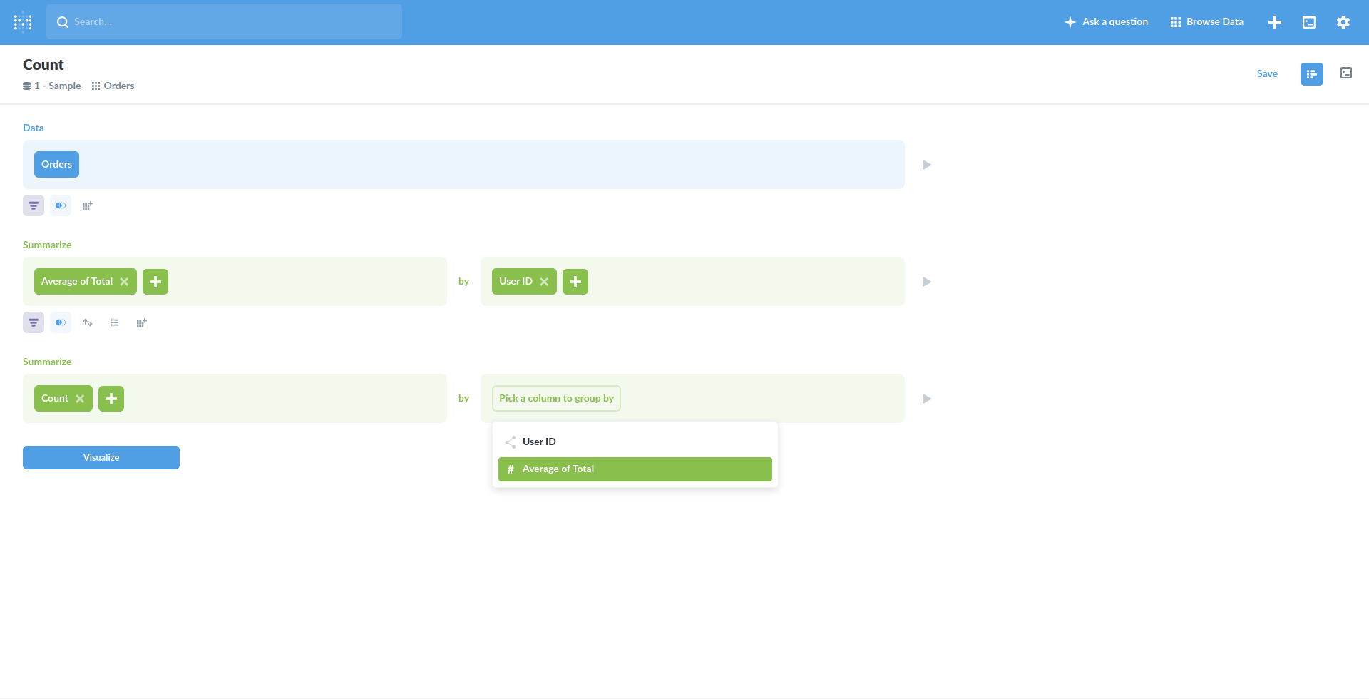 Cannot Select Granularity Of Aggregated Fields In Nested Question · Issue 13764 · Metabase