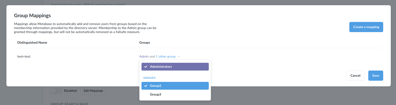 Cannot map users to Admin group · Issue #13820 · metabase/metabase · GitHub