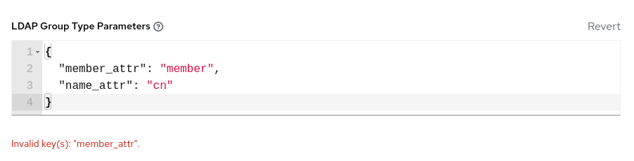 LDAP authentication settings don't persist when "LDAP Group Type ...