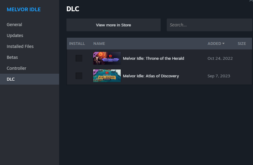 DLC Doesn't turn off on Steam[Bug]: · Issue #3635 · MelvorIdle/melvoridle.github.io · GitHub