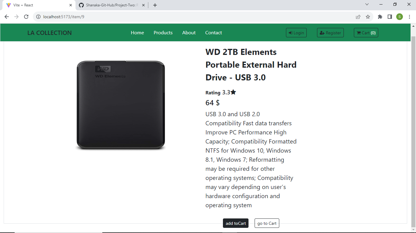 GitHub - Shanaka-Git-Hub/Project-Two: React App Two E-Commerce