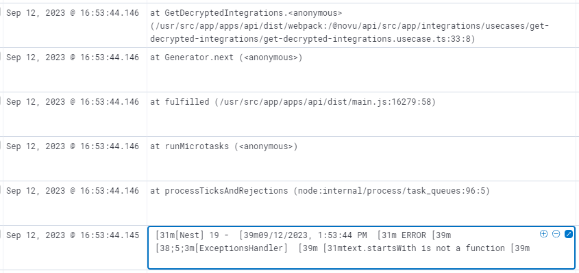 /v1/integrations request gives error 500 · Issue #4146 · novuhq/novu · GitHub