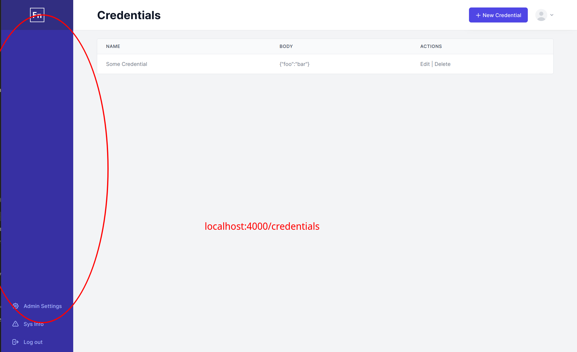 Credentials page doesn't show the side menu · Issue #214 · OpenFn/lightning · GitHub