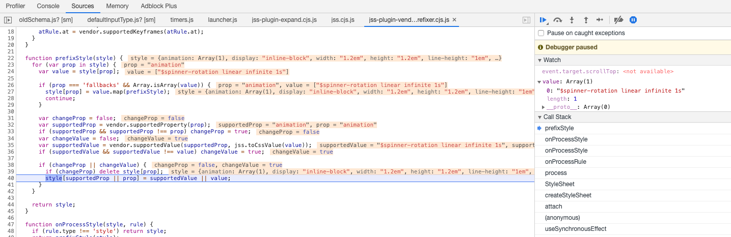 Troubleshooting guide for $animationName not getting converted? · Issue #1334 · cssinjs/jss · GitHub