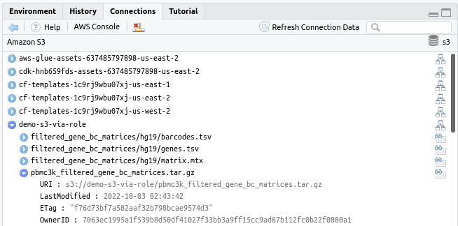 Improve support for using the Connections Pane for non-database ...