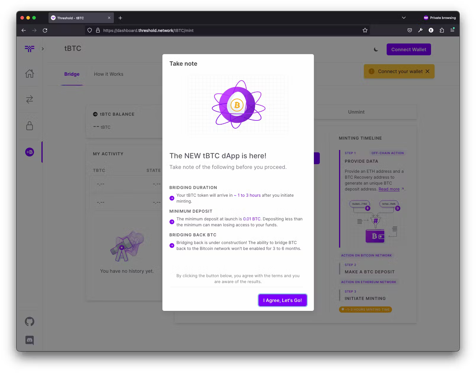 Text / copy edits for the minting dapp · Issue #503 · threshold-network/token-dashboard · GitHub