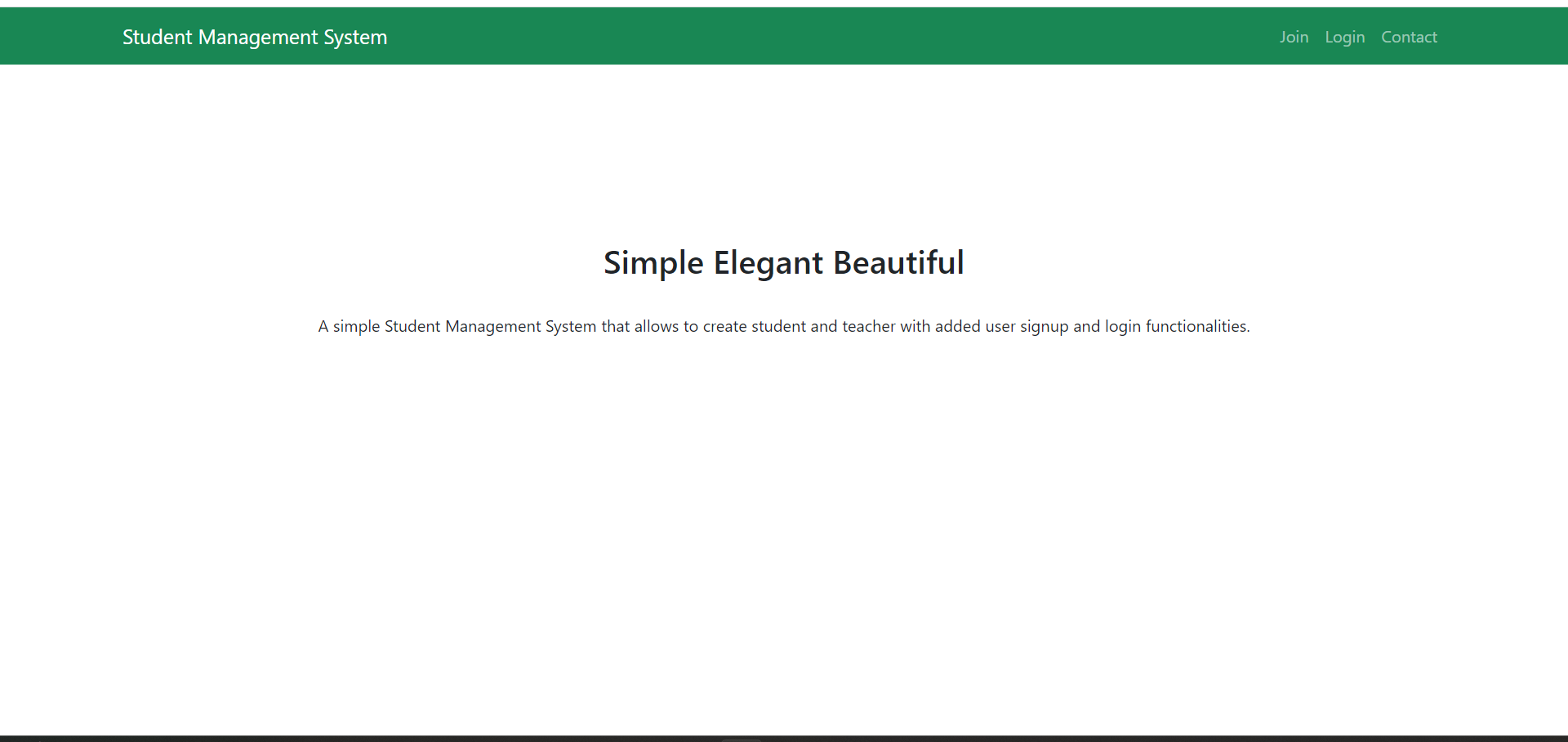 GitHub - bissuas/studentCRUD: Simple Student Management system with ...