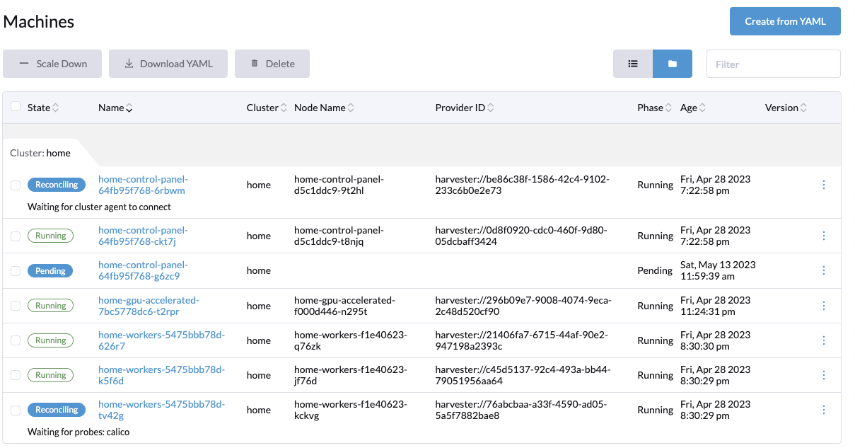 [BUG] Rancher stuck on Waiting for cluster agent to connect after all control-plane VMs ...
