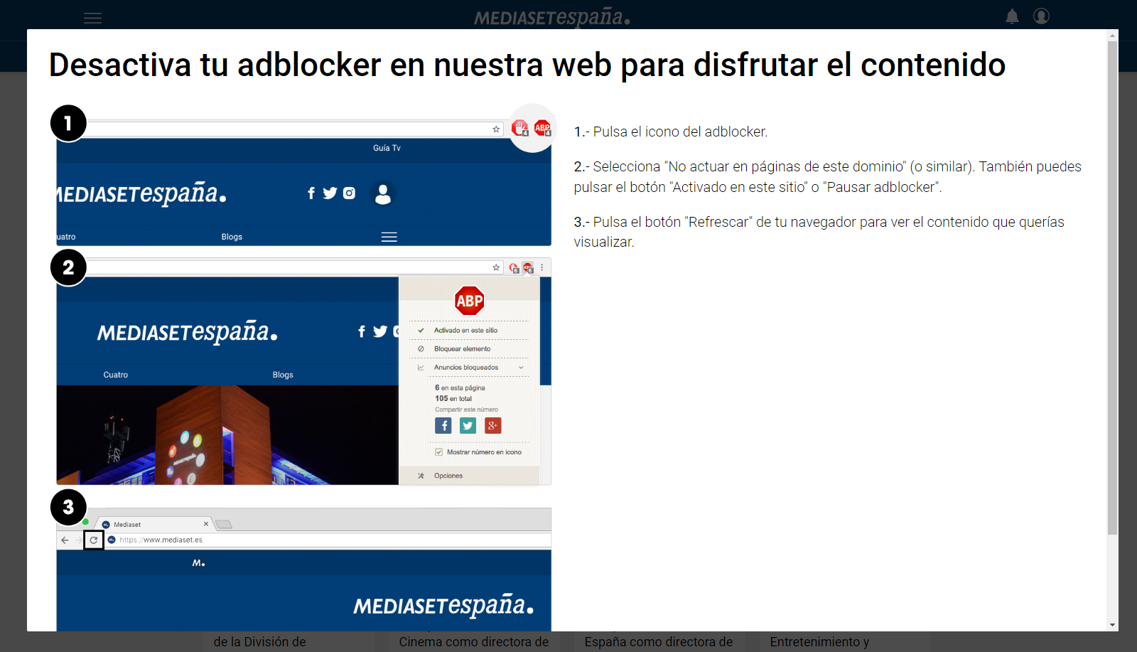 mediaset.es: detection · Issue #19715 · uBlockOrigin/uAssets · GitHub
