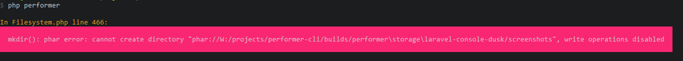 Cannot Use Dusk Within Phar File · Issue 194 · Laravel Zerolaravel Zero · Github