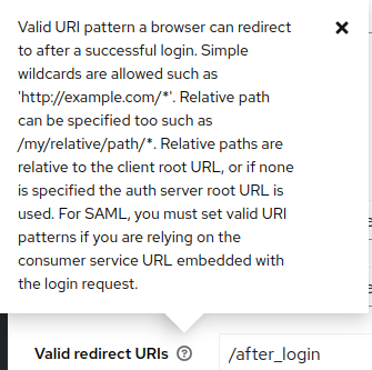 Keycloak doesn't redirect to client when specifying relative path as ...