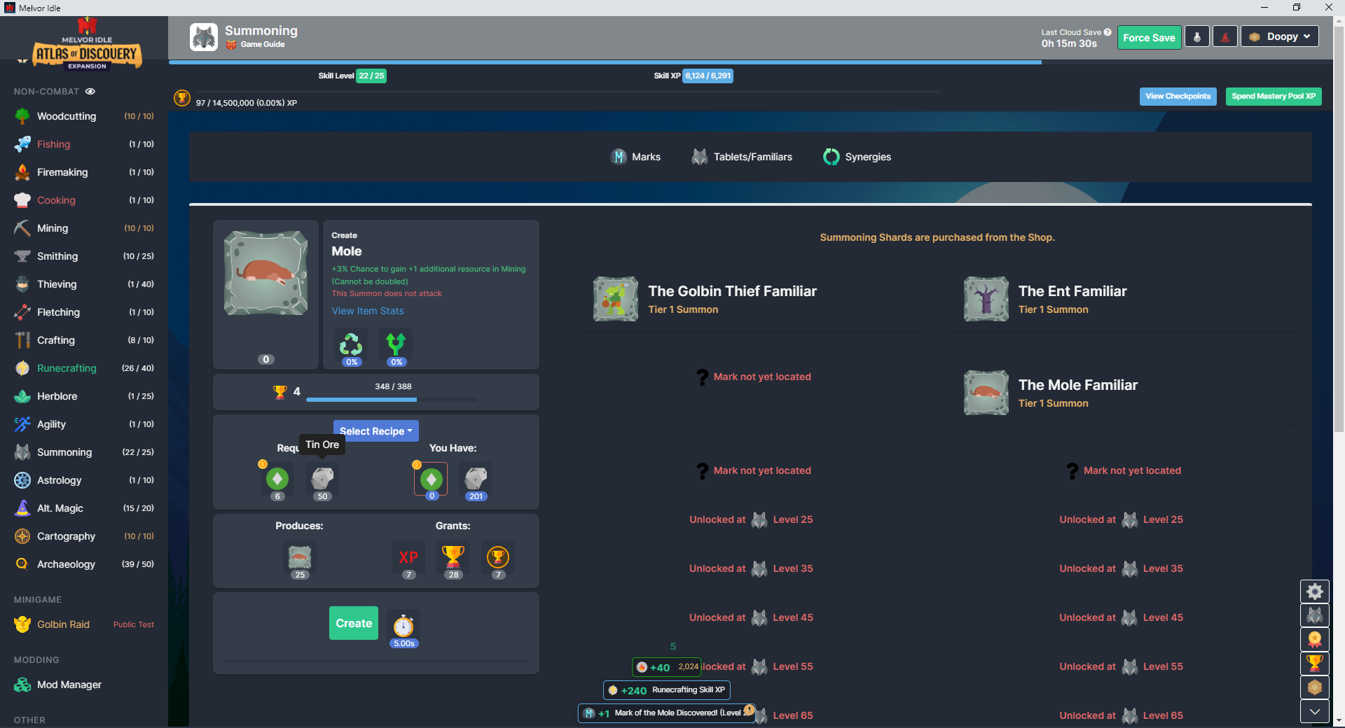 Summoning relic stopped randomly · Issue #3648 · MelvorIdle/melvoridle.github.io · GitHub