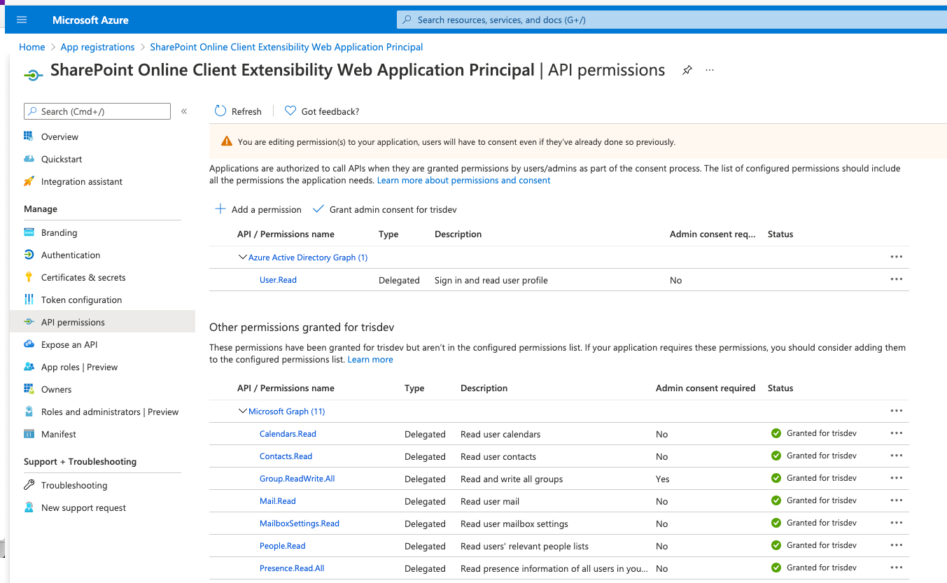 react-staffdirectory: "Insufficient privileges to complete the operation." · Issue #1752 · pnp ...
