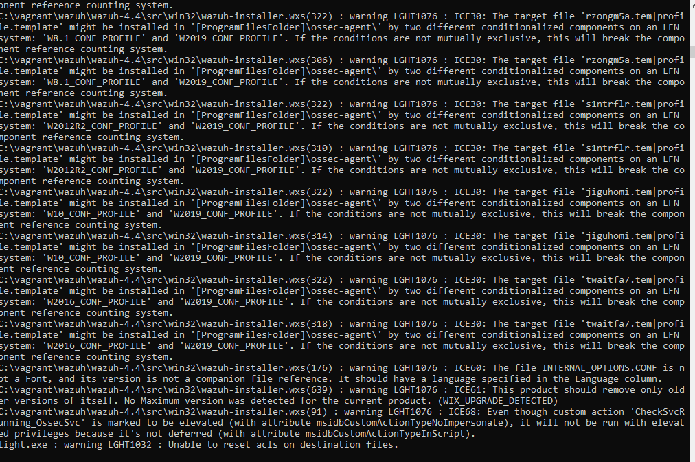 QA testing - Replace C++ exception handling library for Windows agent ...
