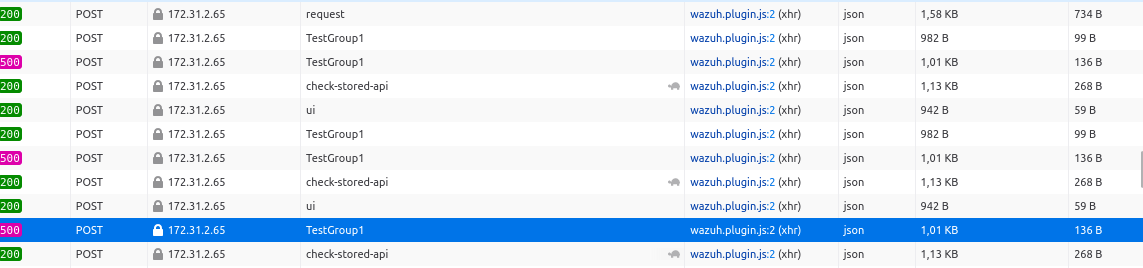 Group report generation fails randomly · Issue #4348 · wazuh/wazuh-dashboard-plugins · GitHub