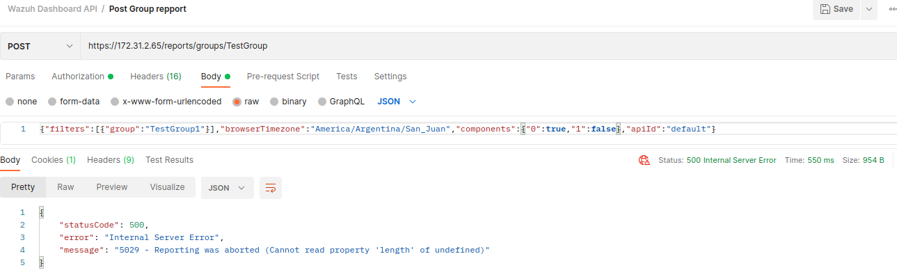 Group Report Generation Fails Randomly · Issue 4348 · Wazuhwazuh Dashboard Plugins · Github 
