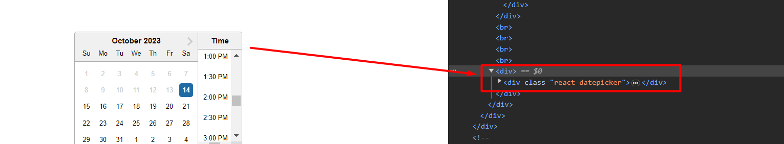 wrapperClassName has no effect · Issue #4312 · Hacker0x01/react-datepicker · GitHub
