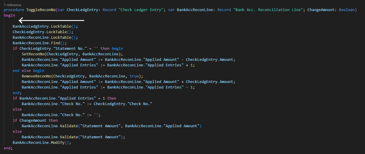 Event Request Codeunit 376 Check Entry Set Recon No Function Togglereconno · Issue