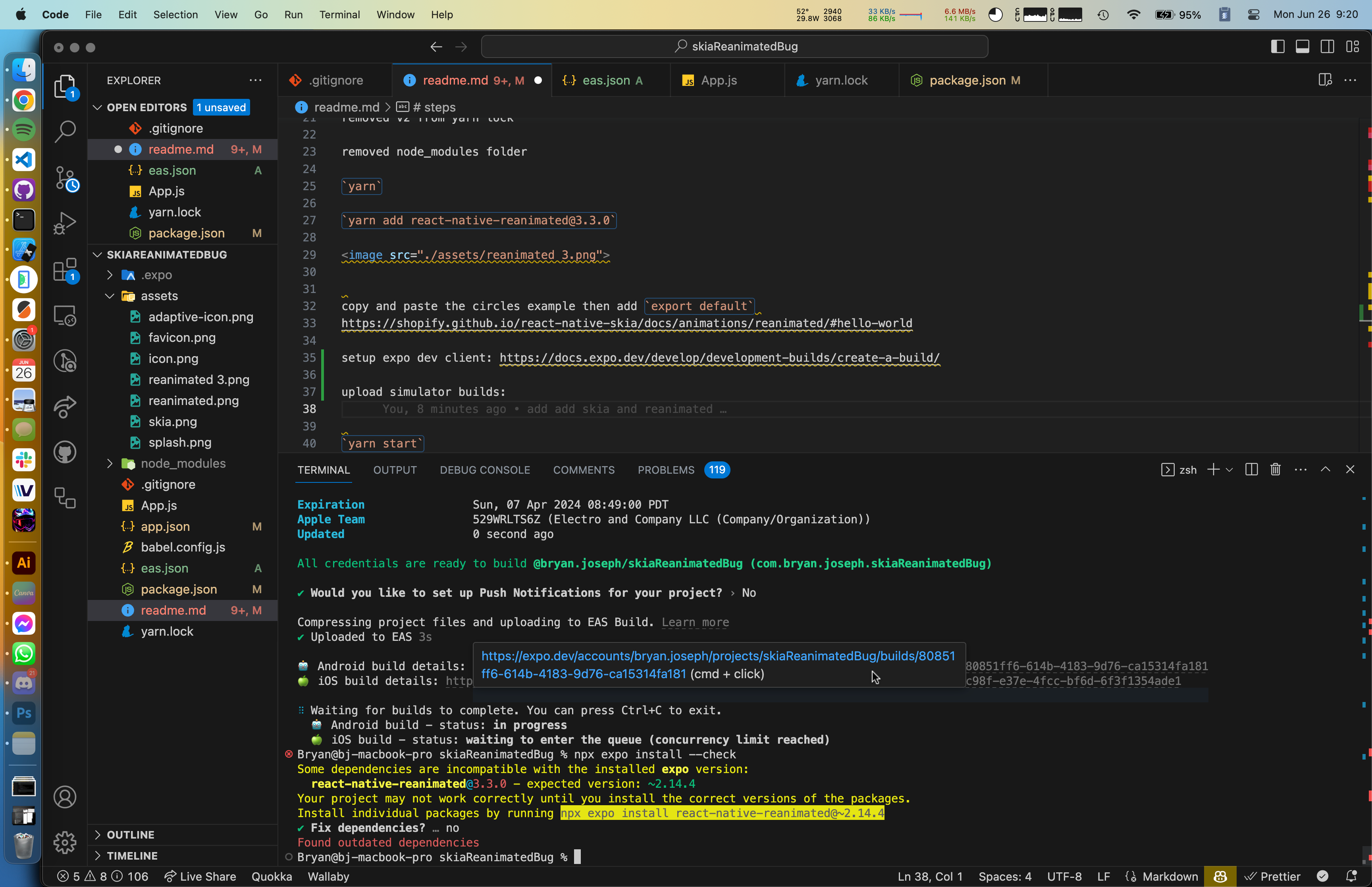 Error Running Example Reanimated Code · Issue 1672 · Shopifyreact Native Skia · Github