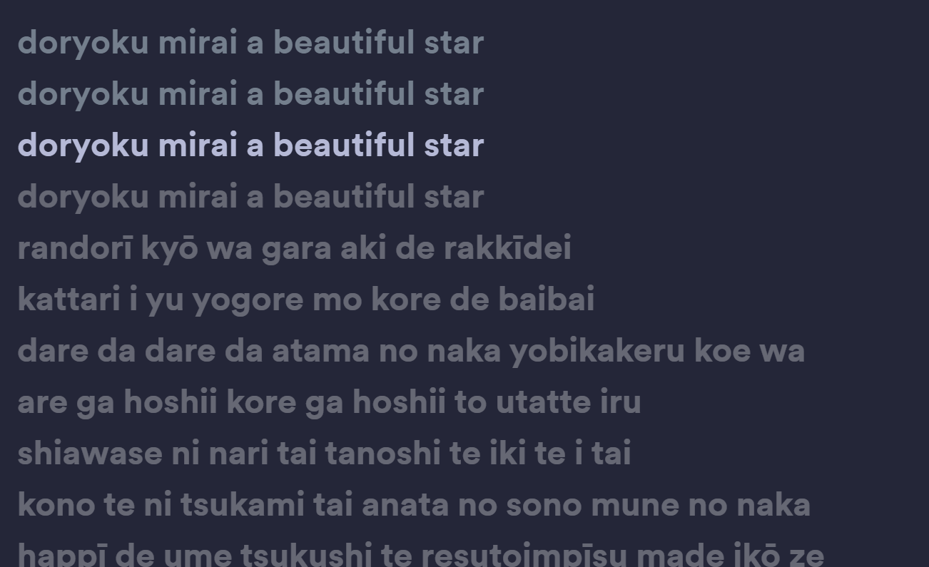 [REQ] Beautiful lyrics compatibility with Romanized lyrics extension · Issue #77 · huhridge/huh ...