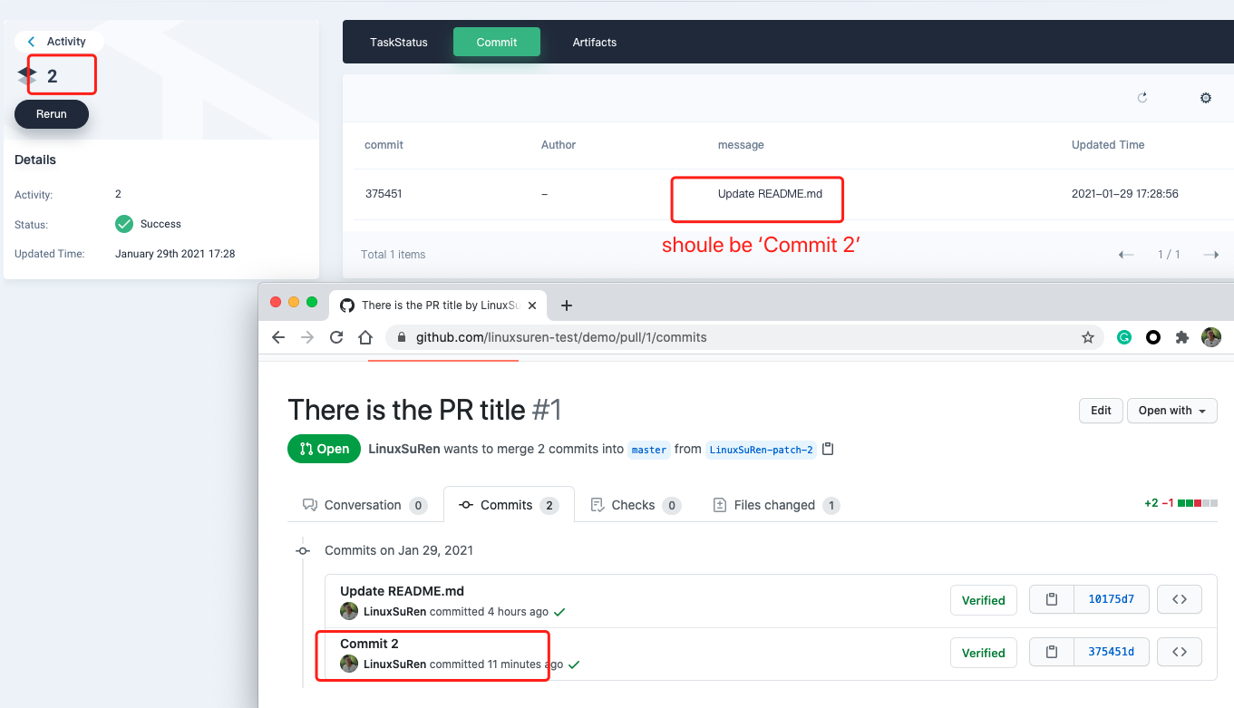 Incorrect commit message of GitHub multi-branch Pipeline · Issue #3328 · kubesphere/kubesphere ...