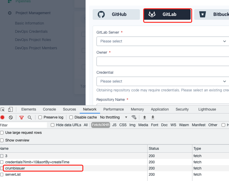 Remove the unnecessary API calling v1alpha2/crumbissuer · Issue #2297 · kubesphere/console · GitHub