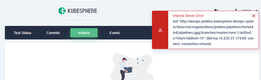 Avoid getting artifacts records directly from Jenkins · Issue #733 · kubesphere/ks-devops · GitHub