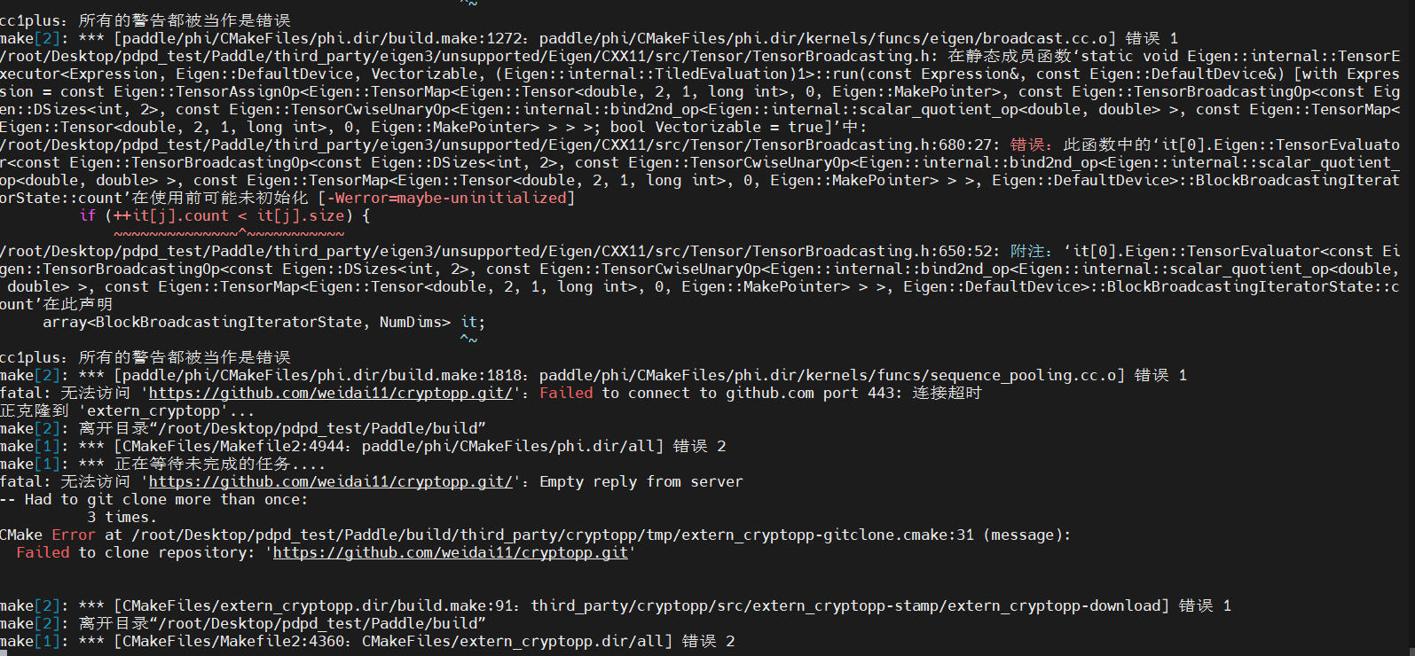 Make Failed Likely Related To Third Party Package Eigen3 · Issue 57381 · Paddlepaddle Paddle