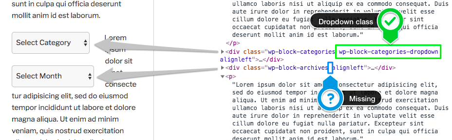 Archives Block Add A Css Class When “display As Dropdown” Is Active 