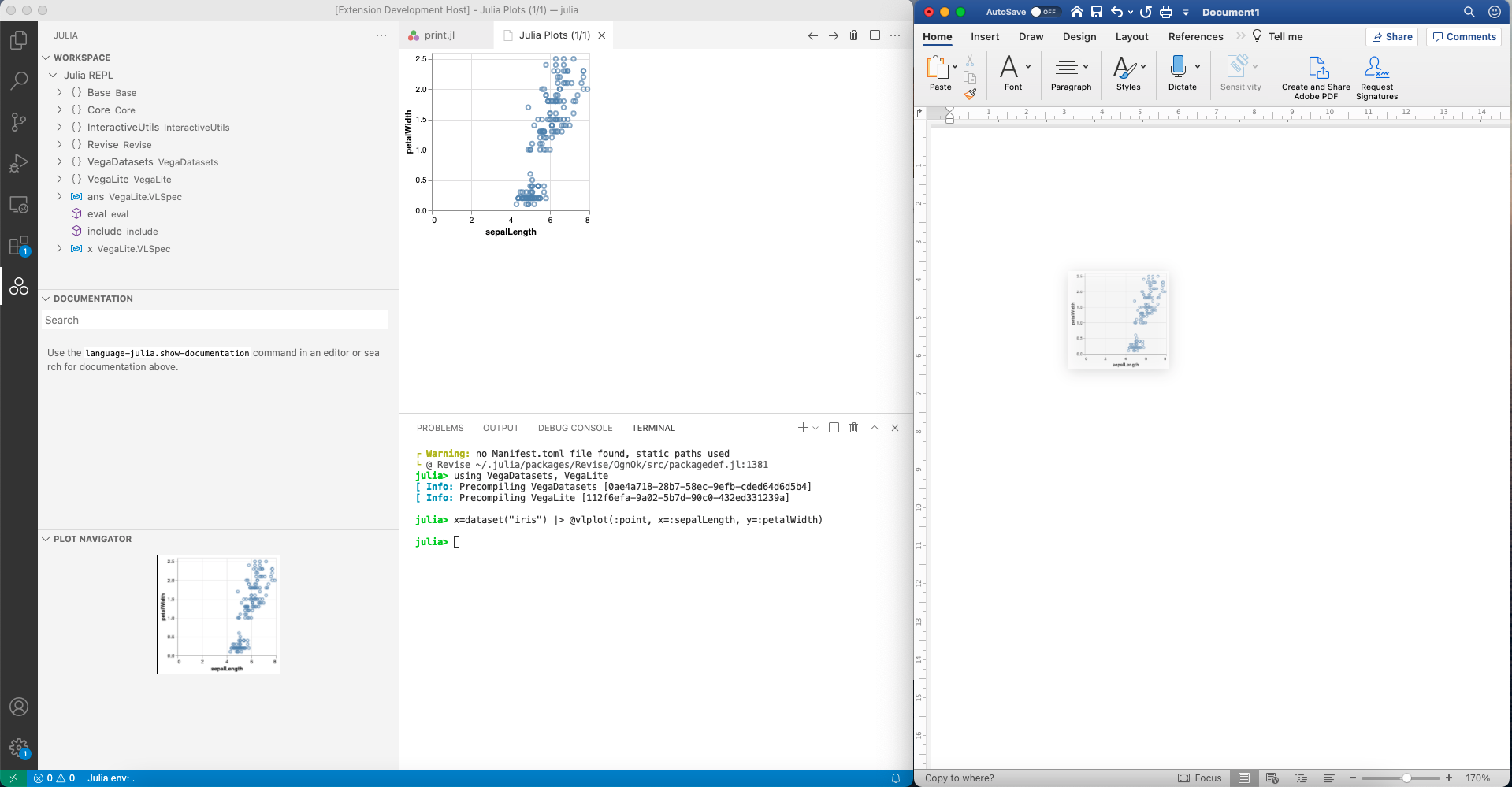 Plot Navigator - unable copy plots to a MS Word document · Issue #2352 · julia-vscode/julia ...