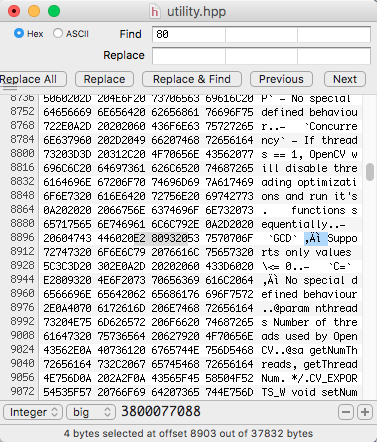 Non-ASCII symbols in source code files · Issue #9065 · opencv/opencv · GitHub