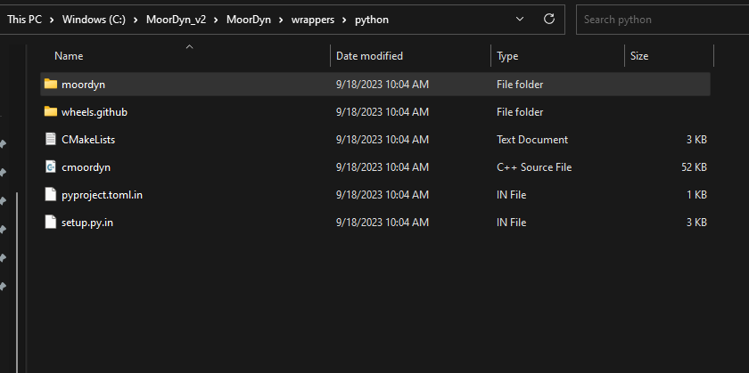 Error installing Python version of MoorDyn (the stand-alone version) · Issue #122 ...