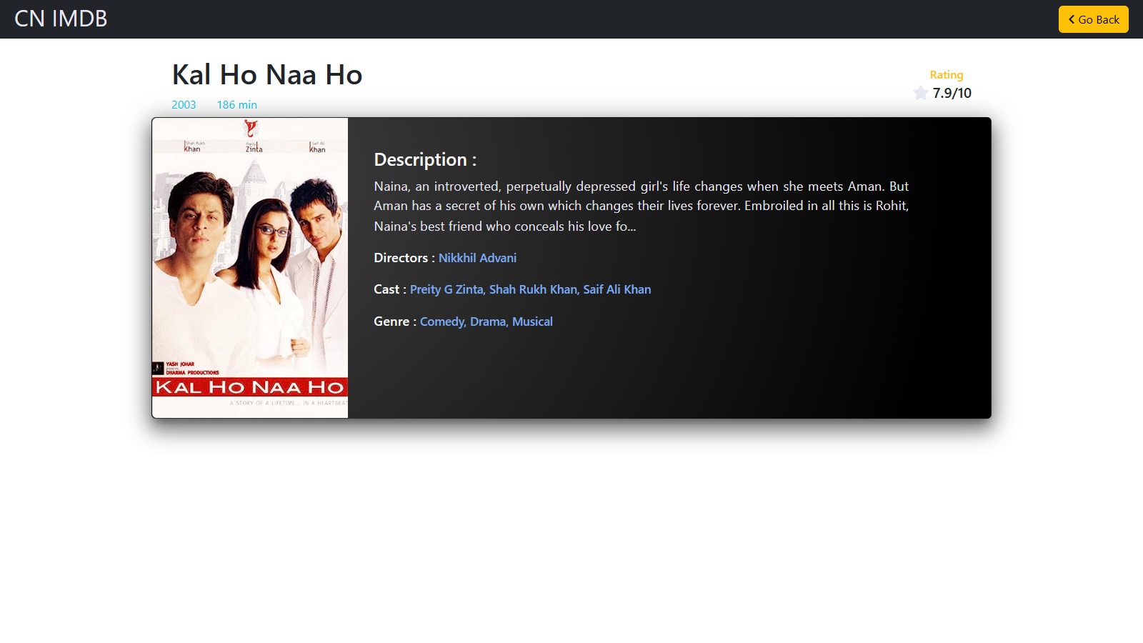 GitHub - Gimmicer/IMDBClone-CN: A Clone of imdb using omdb, html, css and js.