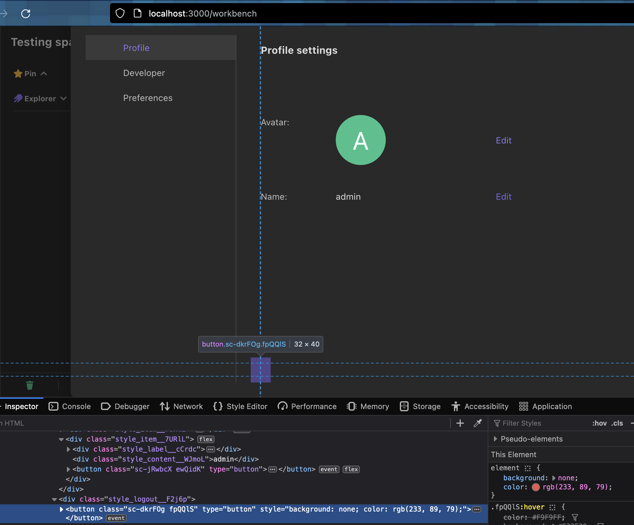 fix: The logout button does not display from profile modal · Issue #213 ...