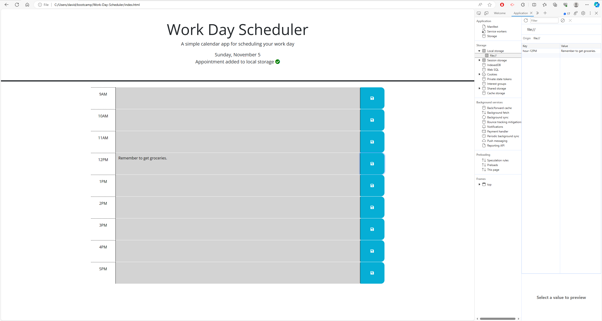 GitHub - Canes2023/Work-Day-Scheduler