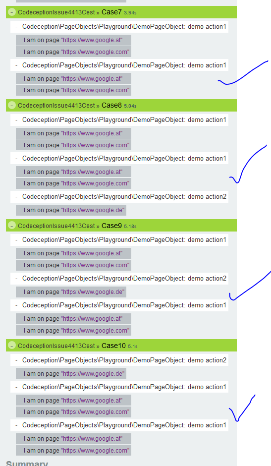 HTML Report wrong steps/substeps nesting · Issue #4413 · Codeception/Codeception · GitHub