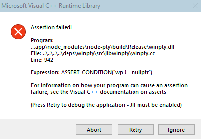 Closing WSL integrated terminal using the trashcan icon results in ...