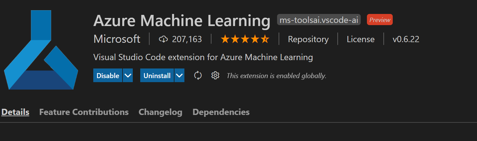 Azure Machine learning extension for VS code can not work in sovereign ...