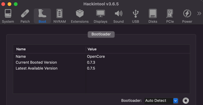 [Question] Why is OCLP v0.3.1 running an older OC Bootloader? (v0.7.3 vs v0.7.5) · Issue #735 ...