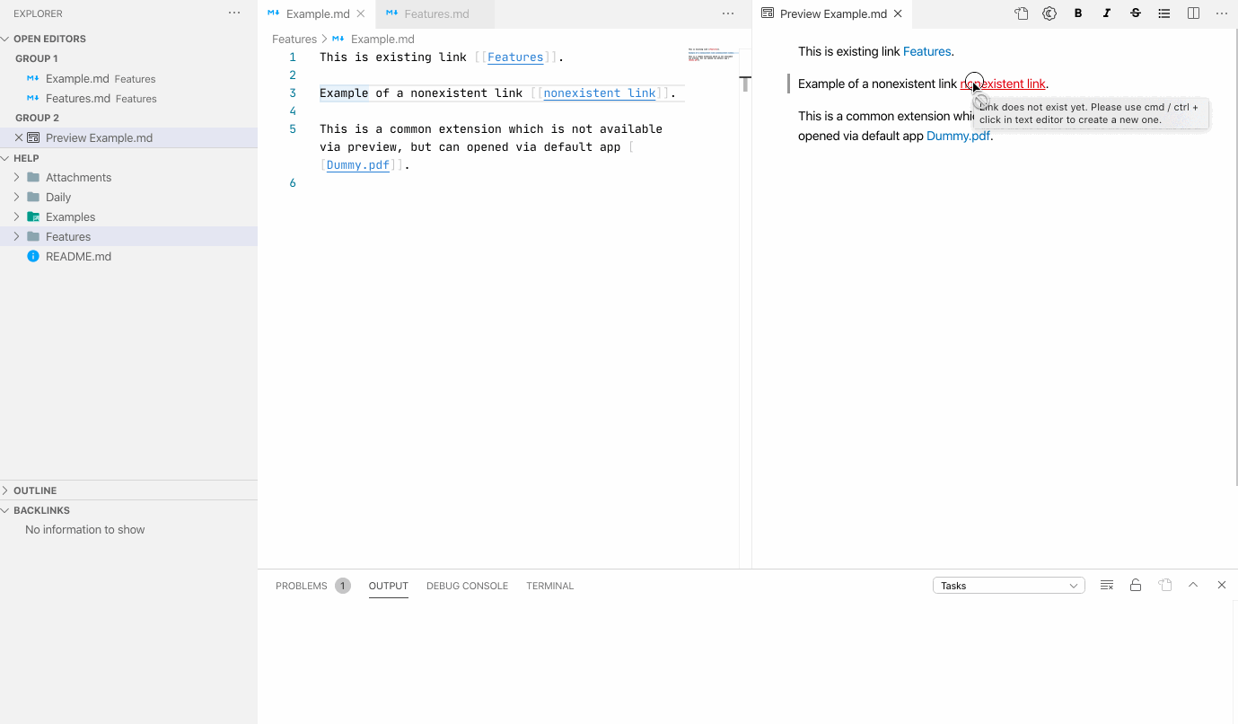 Built-in markdown preview & custom command execution · Issue #102532 · microsoft/vscode · GitHub