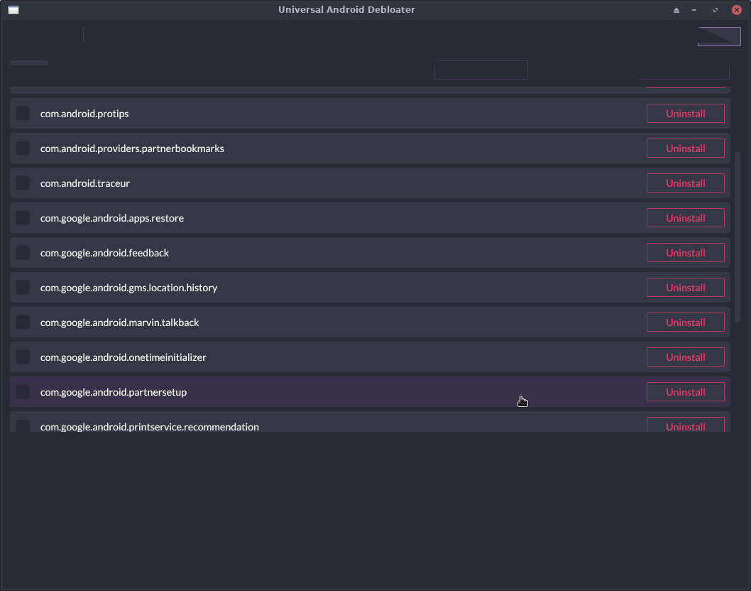 Broken GUI on Raspberry Pi 4 · Issue #914 · 0x192/universal-android-debloater · GitHub