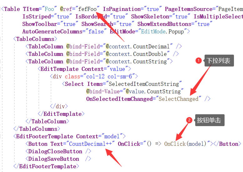 Bug Table组件的编辑弹窗中,使用代码修改了字段的值后,不会立即刷新 · Issue 2152 · Dotnetcore Bootstrapblazor · Github